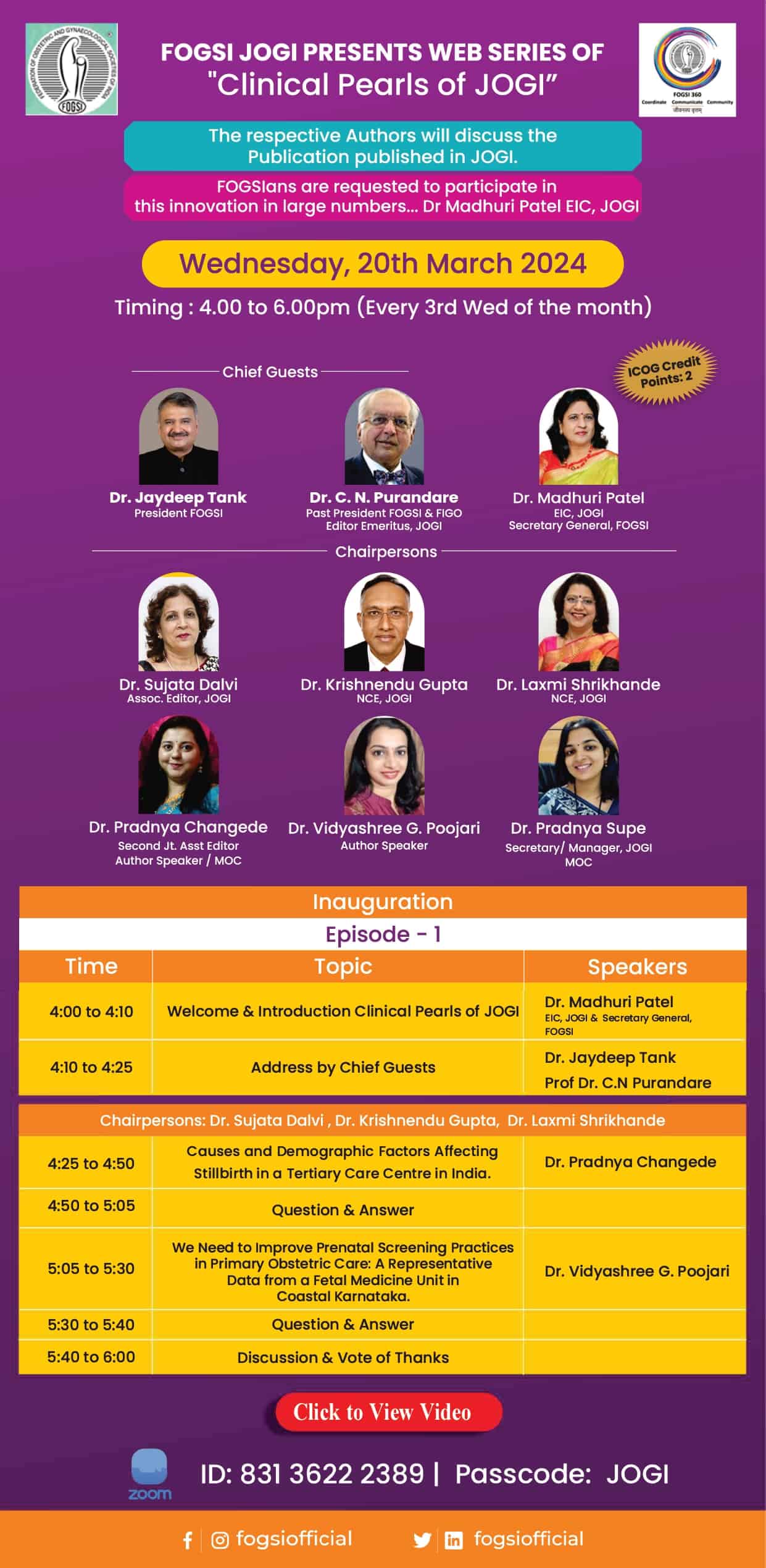 Clinical Pearls Webinar The Journal Of Obstetrics And Gynaecology Of